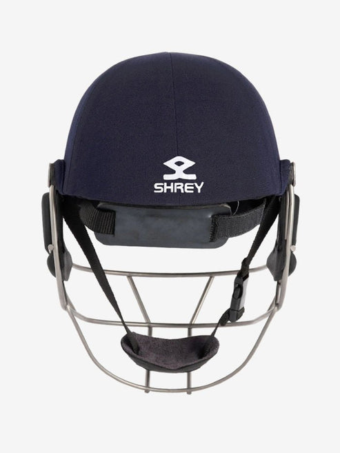 Shrey Master Class Air Titanium Helmet Navy - Cric Studio